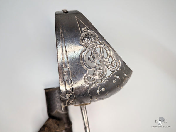 1897 Pattern Infantry Officer's Sword by Charles Reeves - GVR Royal En ...