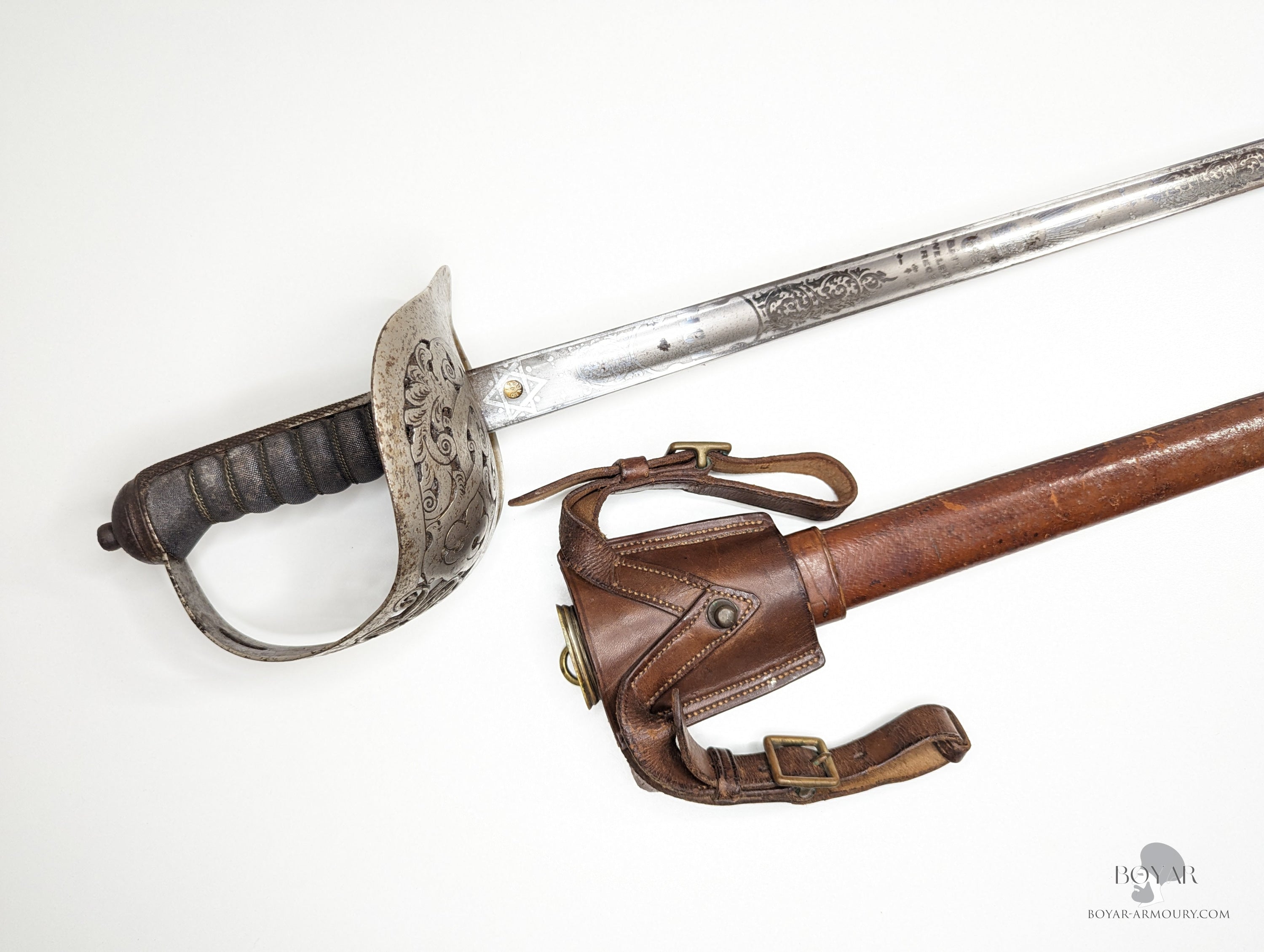 1897 Pattern Officer's Sword for the 6th Battalion Welsh Regiment ...