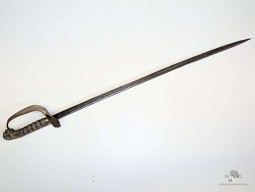 British P1827 Pipeback & Quill Point Royal Navy Sword – Boyar Armoury