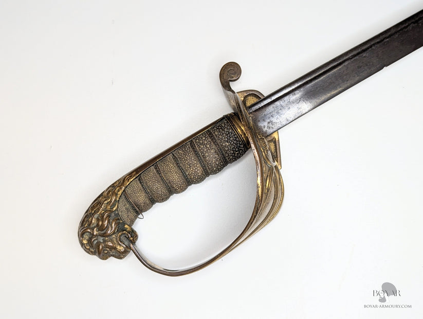 British P1827 Pipeback & Quill Point Royal Navy Sword – Boyar Armoury