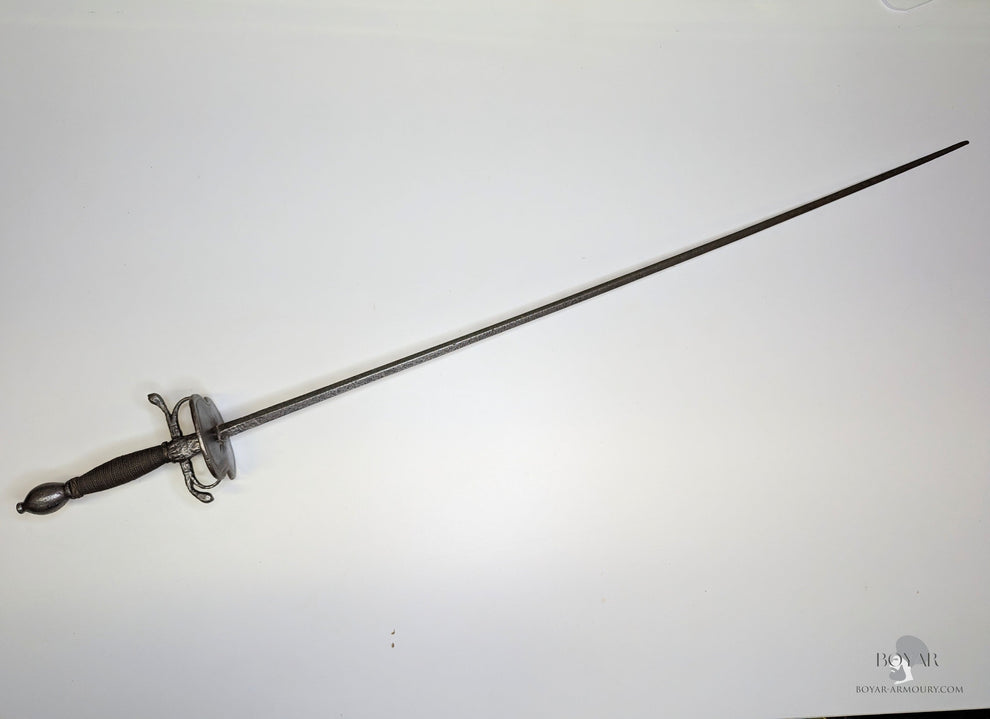 English 18th Century Iron Hilted Smallsword – Boyar Armoury