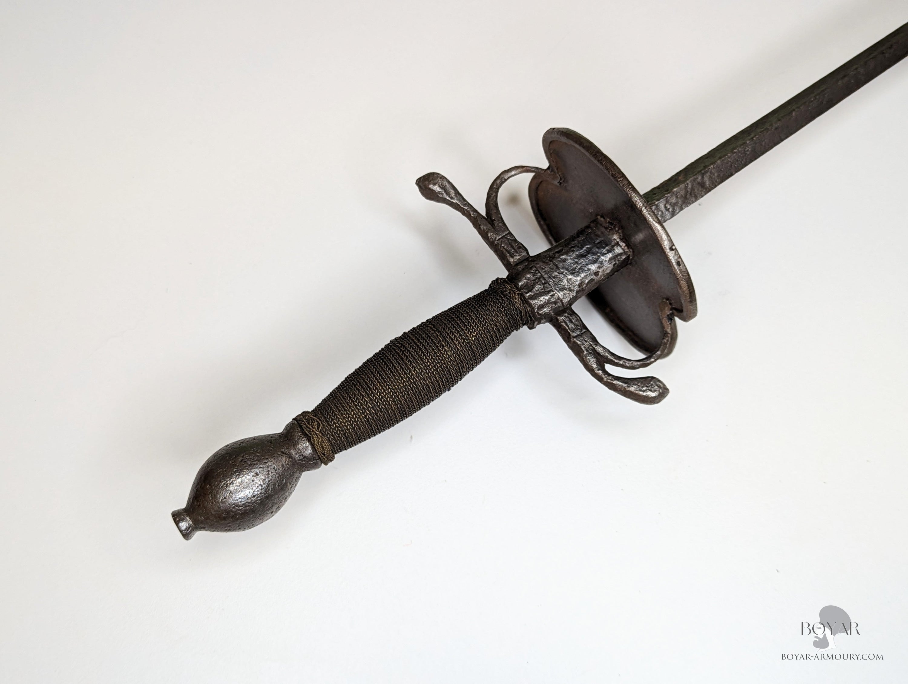 English 18th Century Iron Hilted Smallsword – Boyar Armoury