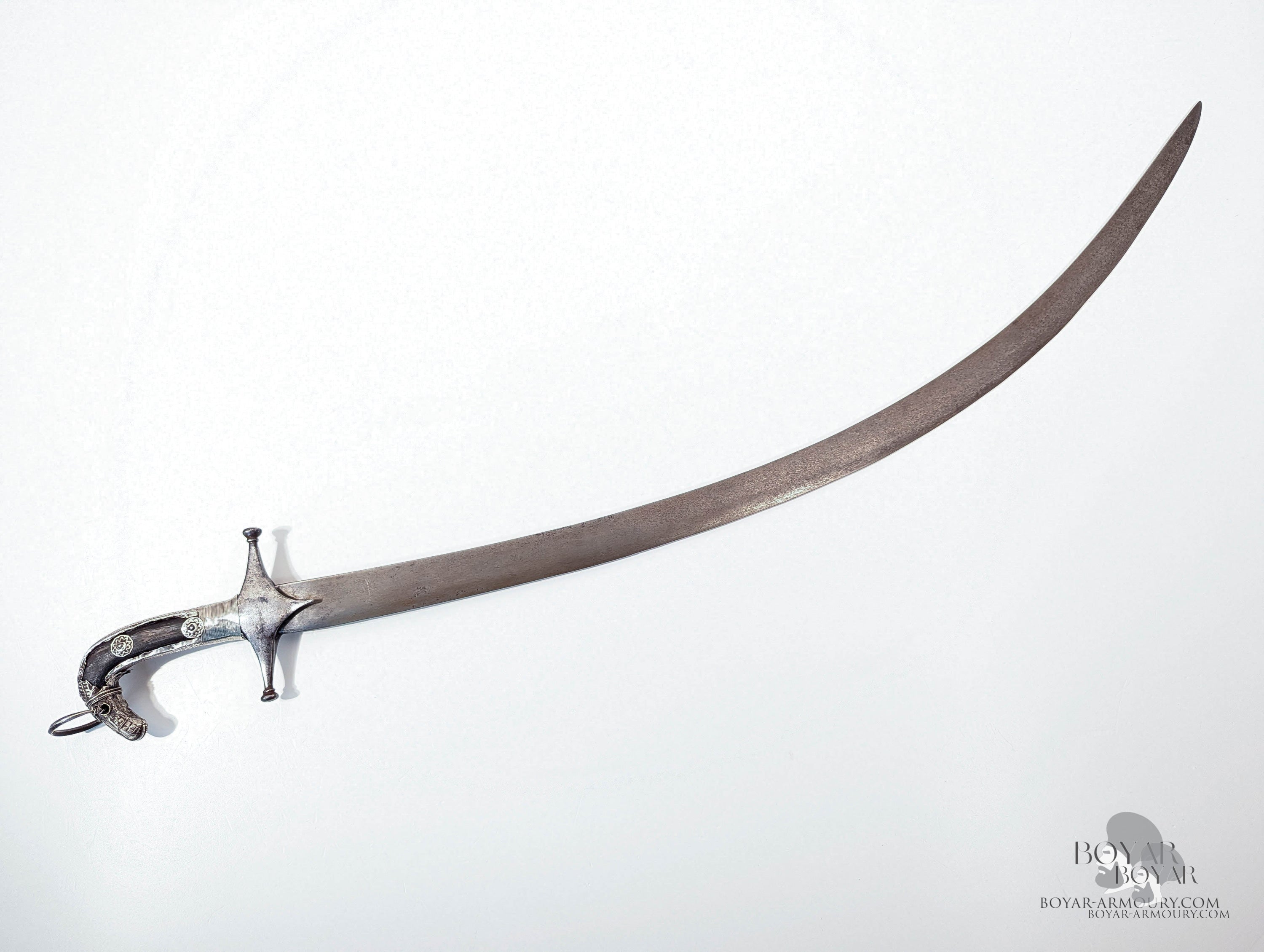 Persian Shamshir, 18th Century, Wootz Blade – Boyar Armoury