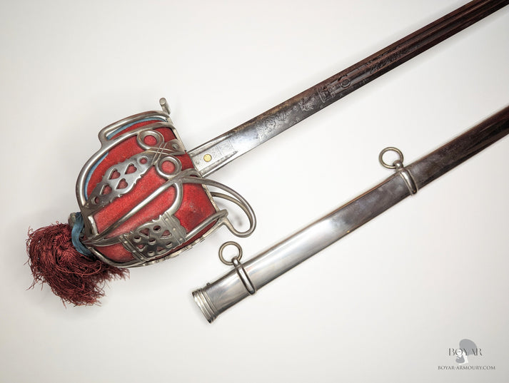 Victorian Scottish Basket Hilt Sword, Highland Light Infantry Regiment ...
