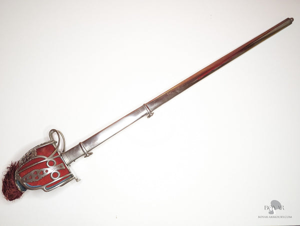Victorian Scottish Basket Hilt Sword, Highland Light Infantry Regiment ...